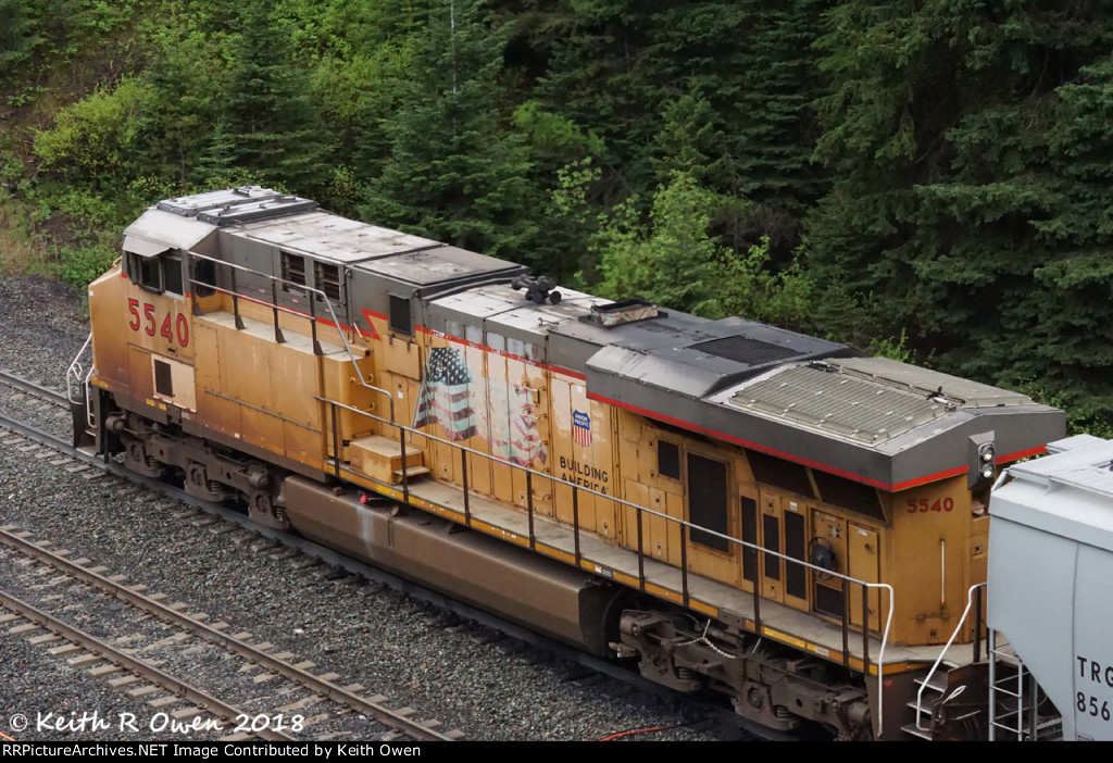 DPU on a Westbound Grain Train